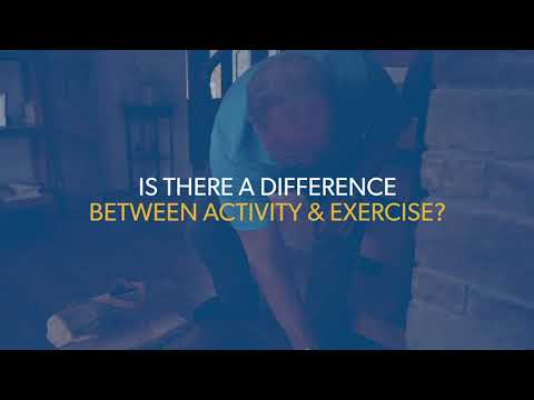 Series 1 Part 2: Is there a difference between activity and exercise?