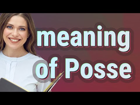 Posse | meaning of Posse