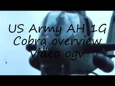 How to pronounce US Army AH 1G Cobra overview video ogv in English?