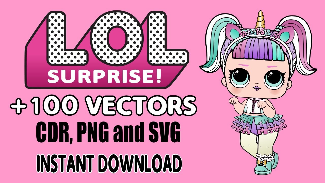 Unleash Your Creativity with +100 High-Quality LOL Surprise Vector Art Files in CDR, PNG, and SVG