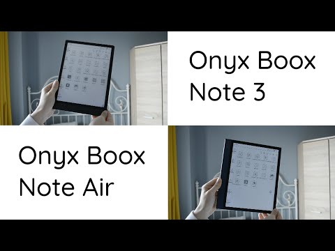 Onyx Boox Note 3 vs Onyx Boox Note Air | Gdzie leży różnica?