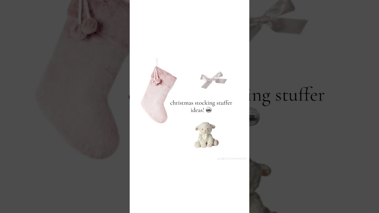 christmas stocking stuffer ideas!! ( sorry abt the long intro 😭 )