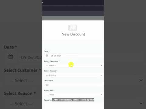 How to Create a Credit Note for Discount
