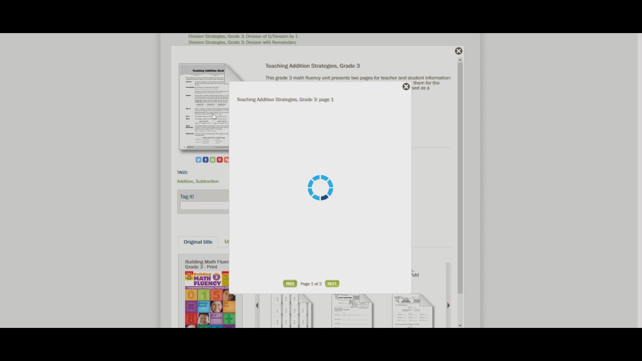 TeacherFileBox Tutorial: Building Math Fluency Grades 1–6