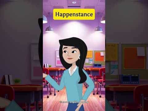 What Does Happenstance Mean? Upgrade Your English Vocabulary!#Happenstance #WordOfTheDay #shorts