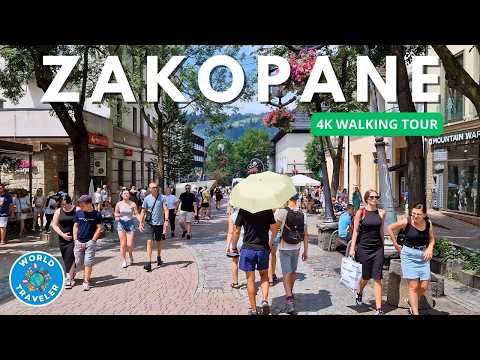 Zakopane 4K Letni Spacer | Odkrywanie Serca Tatr