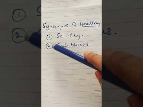 Synonyms of healthy.
