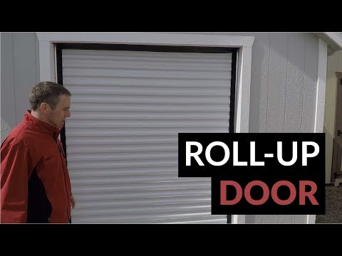 Roll-up Door for Outdoor Storage Building