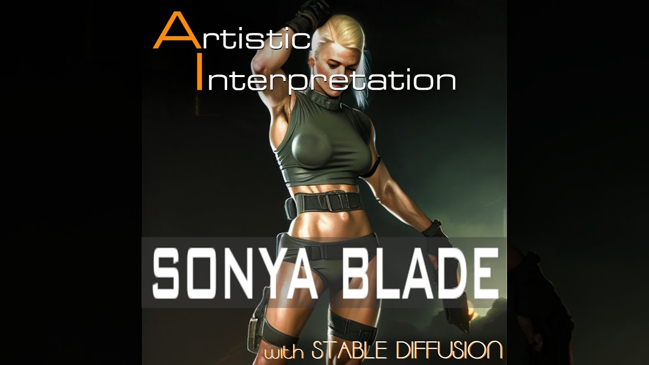 Sonya Blade w/ Stable Diffusion