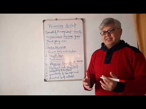 Primary group: Definition and features