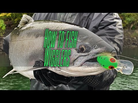 How To Salmon Fish With Brad's Wigglers In Rivers & Creeks