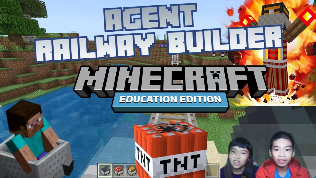 *MINECRAFT PYTHON* AGENT RAILWAY BUILDER: Build Railways with an Agent