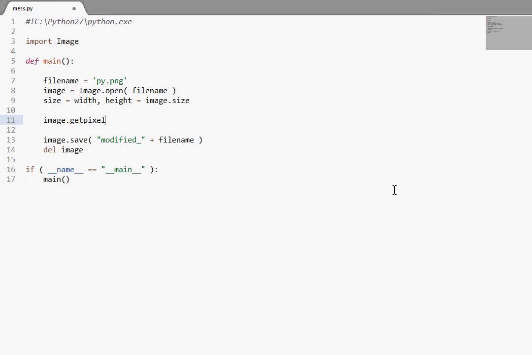 Python [PIL Image] 17 PutPixel