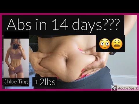 I Did Chloe Tingās Ab Shred Workout| I Gained Weight and My Stomach Got Bigger??!!!