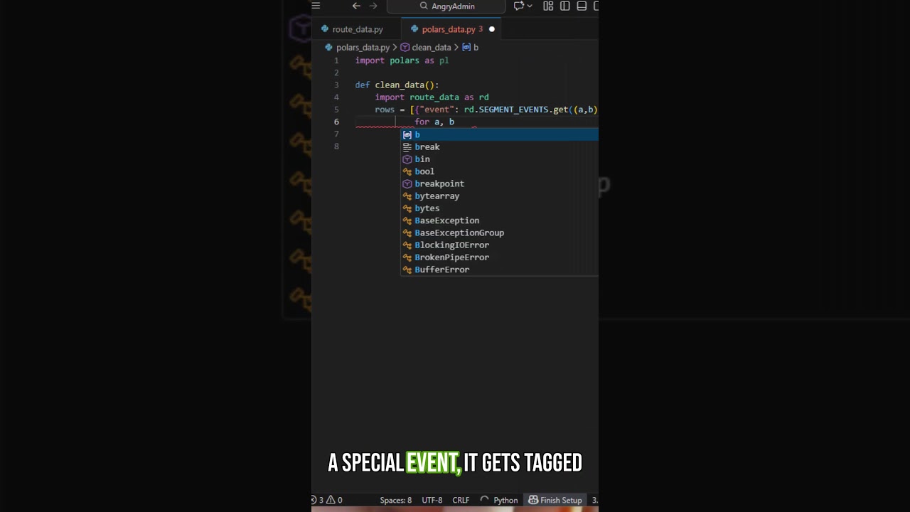 STOP Using Pandas Like This in 2026 (Polars Fix)  #coding #python