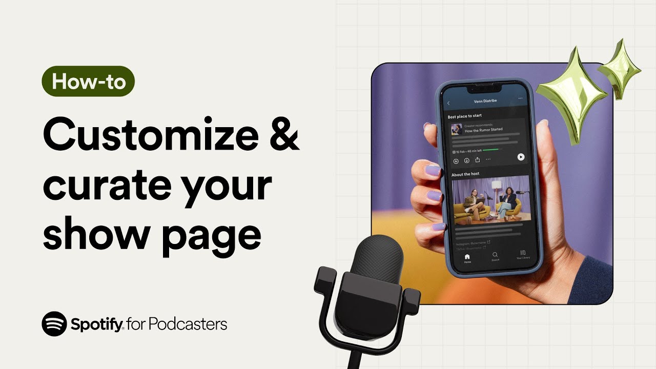 How to Customize Your Show Page in Spotify for Podcasters