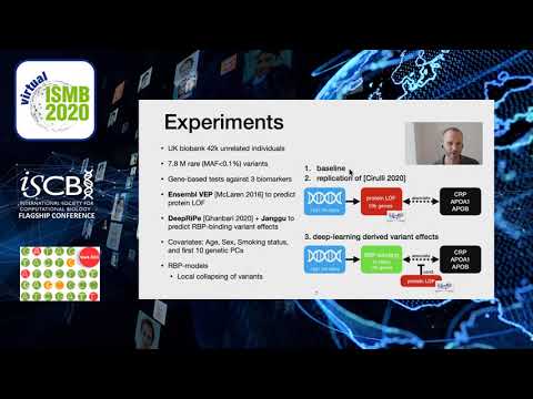 Seak marries regulatory genomics deep learning with rare-variant... - Remo Monti - VarI - ISMB 2020