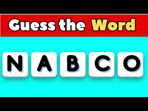 You are Genius if you Guess the Words from Scrambled Letters I With Hints
