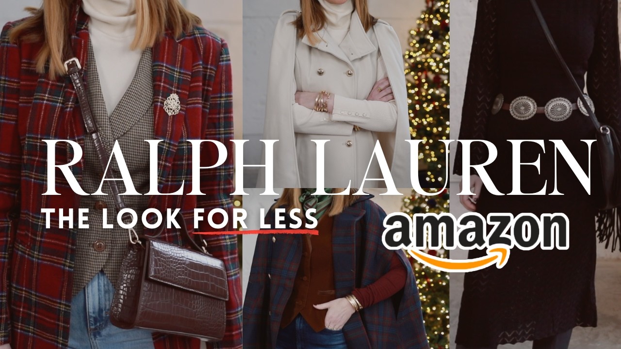 How to Re-create the Ralph Lauren Holiday Look on an Amazon Budget! 🌲