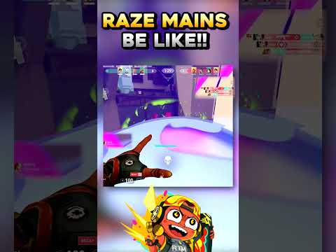 Raze Mains Be Like ๐ฎโ๐จ..... | #valorant
