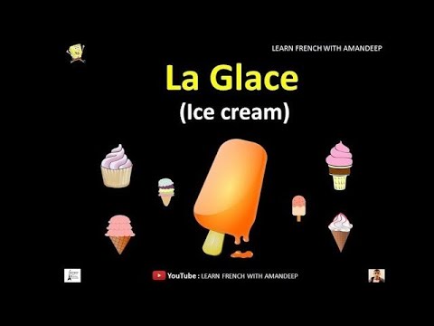 How To Say " Ice cream " In French|#shorts|#French