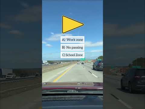 DMV Permit Practice Test Online: What does this sign mean? #dmvtest #dmvpermittest #drivingtest