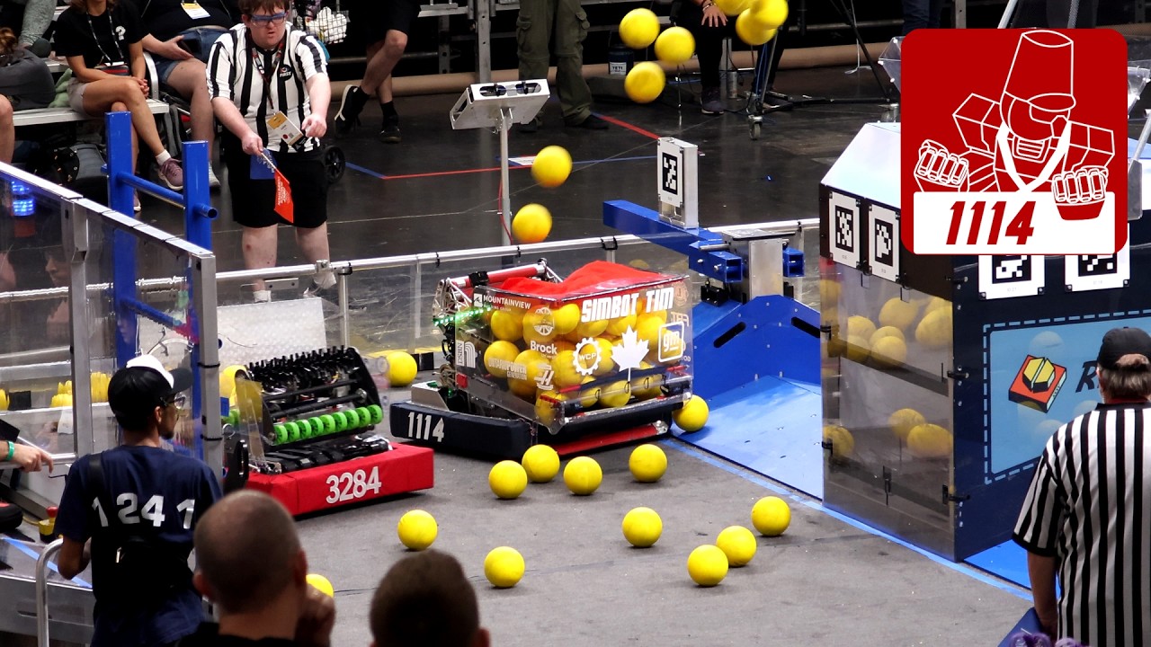 FRC 1114 Simbotics | Clean Robot Video 4K | Archimedes Division Finalists | 2026 Archimedes Q48