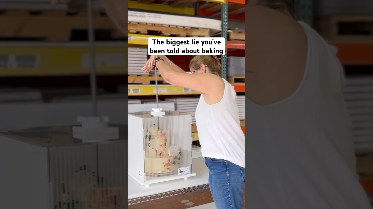 CakeSafe Boxes ELIMINATE cake delivery stress 🤩 #cakedecorating #cakedesign #bakery #baker