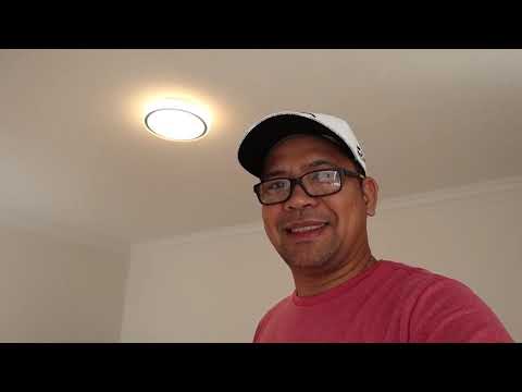 Artika StarRaker LED Ceiling Light Fixture Unboxing & Install