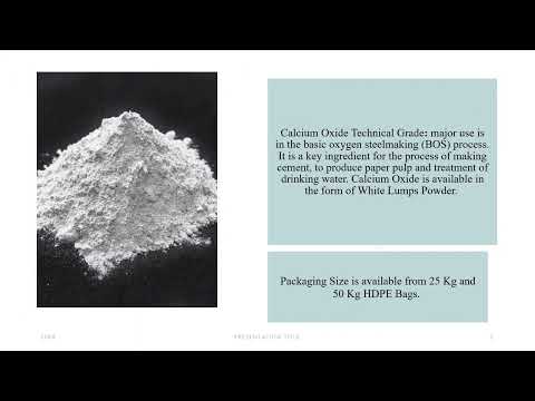 Calcium Oxide - CaO Latest Price, Manufacturers & Suppliers
