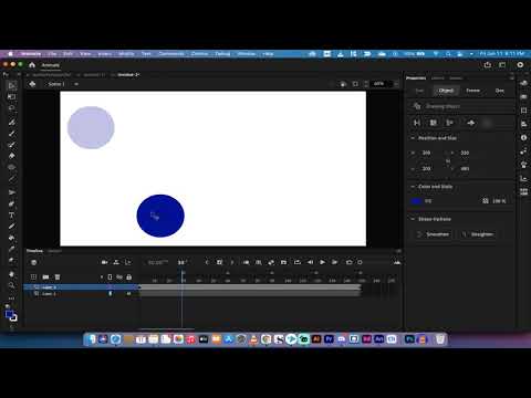 Adobe Animate - How to Use Shape Tweens and Easing
