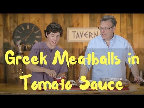 Greek Meatballs in Tomato Sauce (Soutzoukakia)