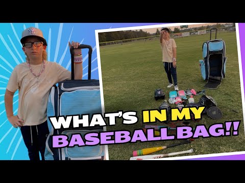 Unbelievable what's in my baseball bag with Lathan The Kid Umpire!