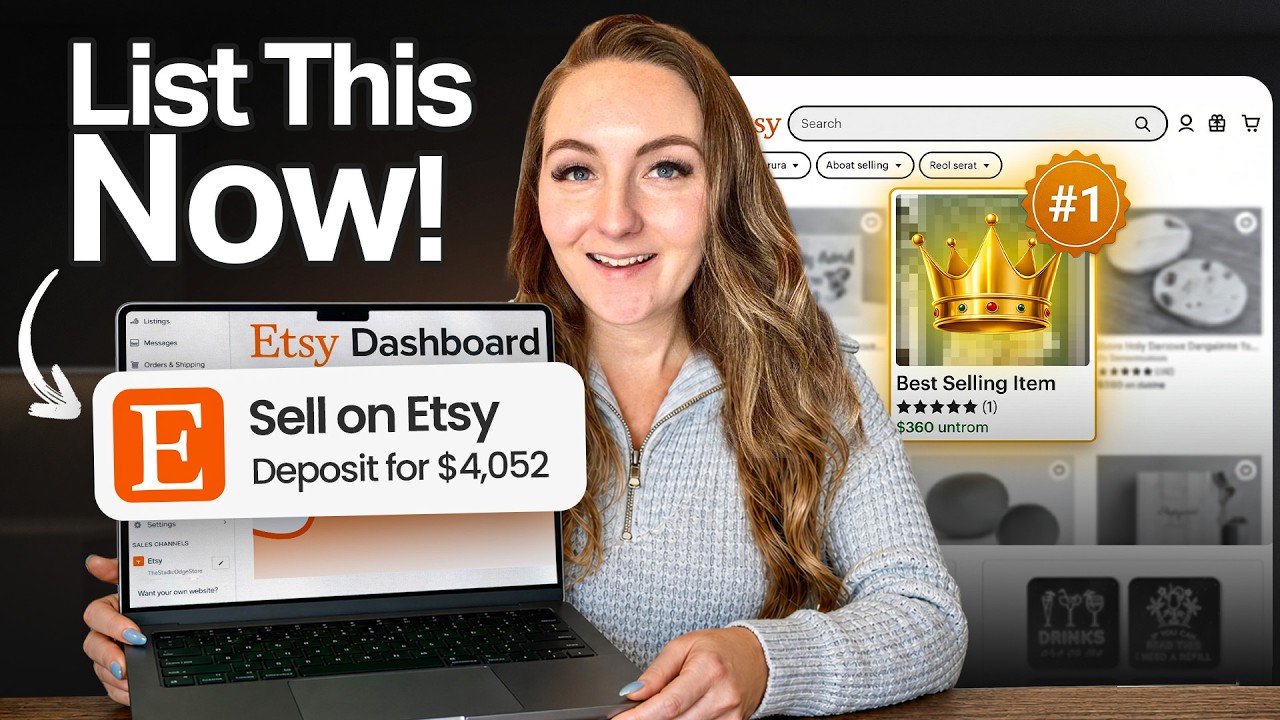 10 MOST PROFITABLE Etsy Niches Guaranteed to Sell THIS Summer [$4,052/Mo]