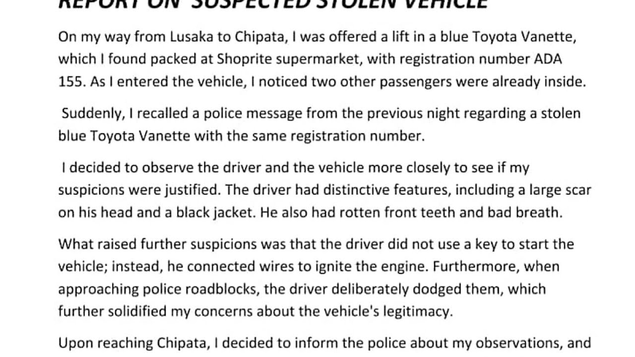 English paper 1 (Section B)- Report Writing skill exam revision question and answer