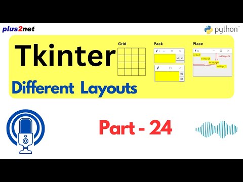 Understanding Layout Management in Python Tkinter - Grid, Pack, and Place #tkinter #pythonGUI