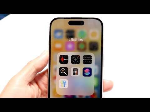 How To Make a Folder For Your iPhone Apps! (2025)
