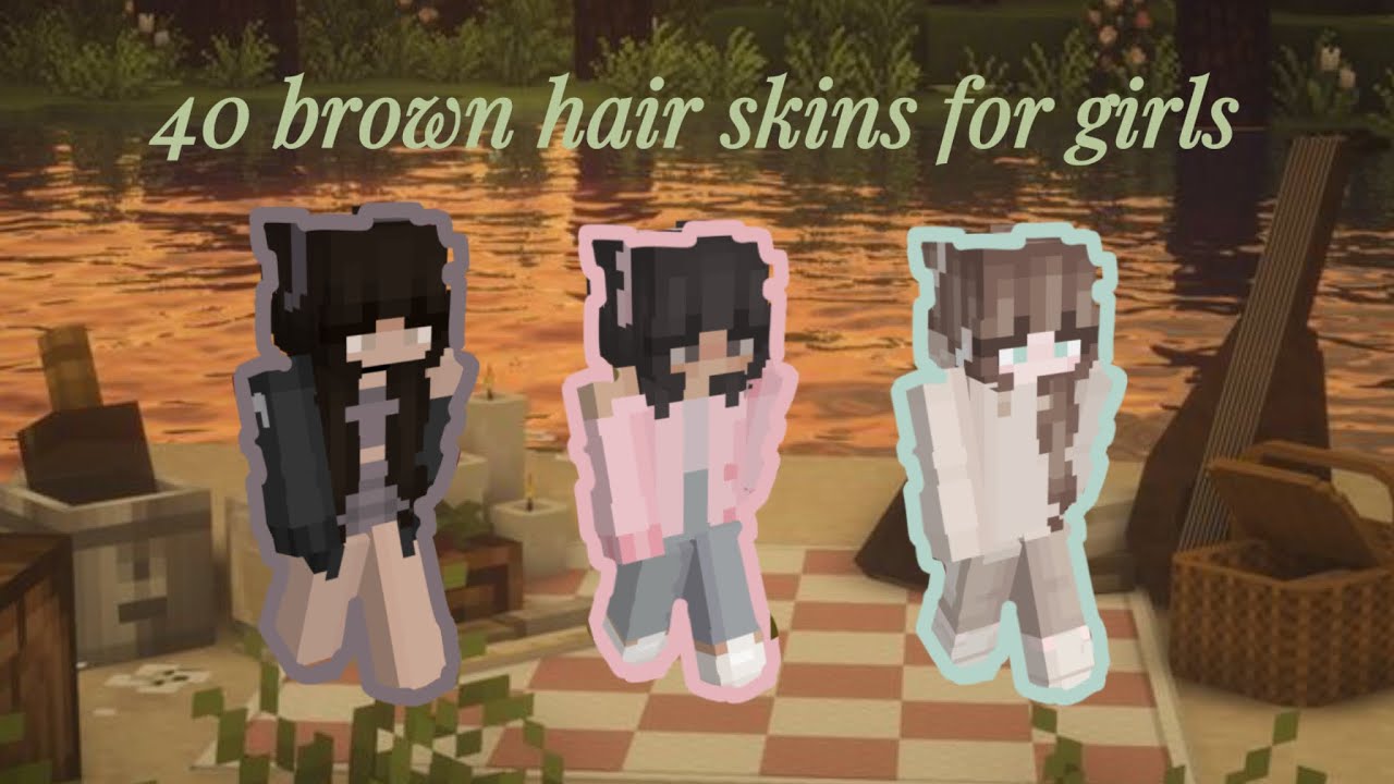 40 Brown Hair Skins for Girls! 🤎 