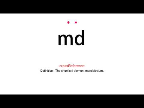 How to pronounce md - Vocab Today