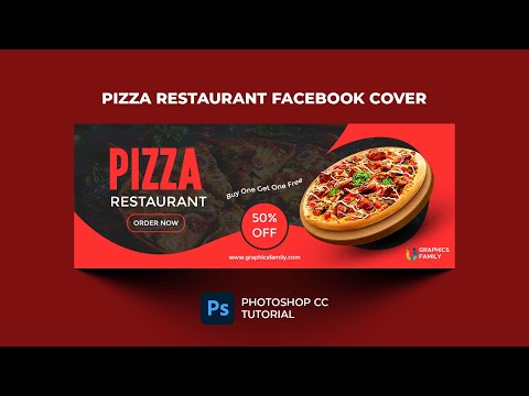 How to Create a Pizza Restaurant Facebook Cover in Adobe Photoshop CC