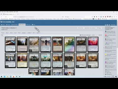 Deckstats.net MTG Magic Collection Manager Tutorial