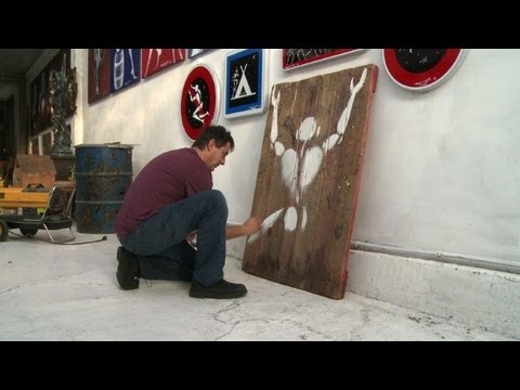 Street artist Mesnager still painting town white