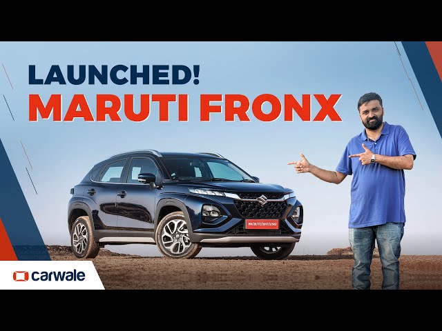 Maruti Fronx SUV Launched in India | Price, Variants, vs Venue ...