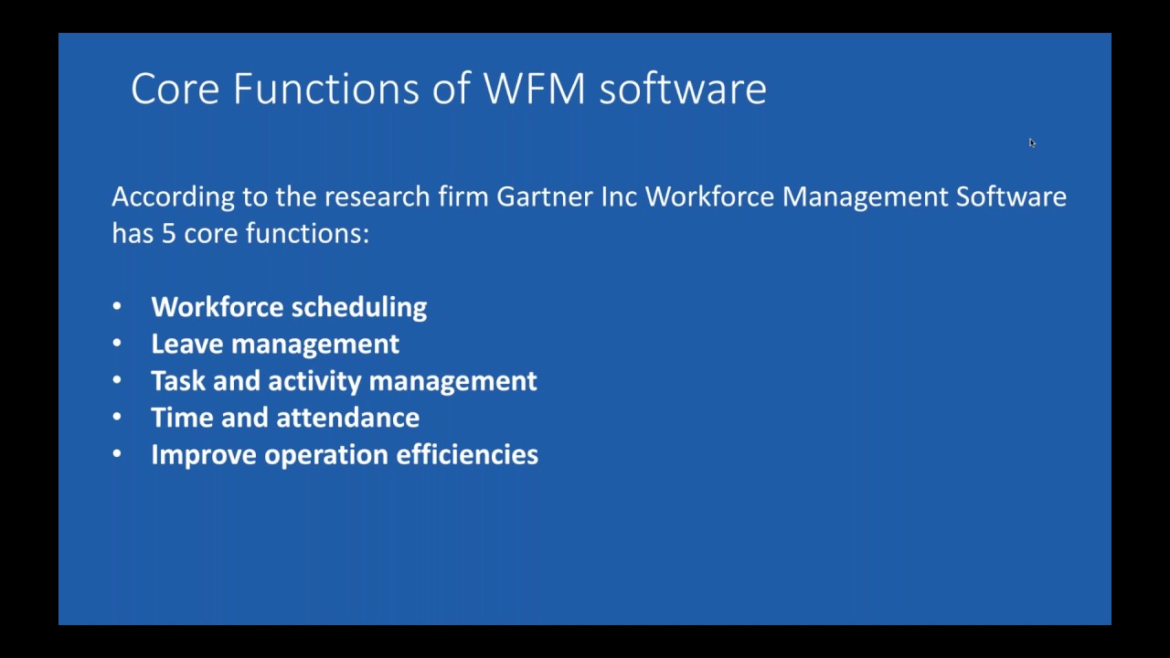 What exactly is workforce management software