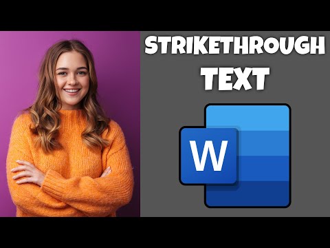 How To Strikethrough Text In Microsoft Word | Step By Step Guide - Microsoft Word Tutorial