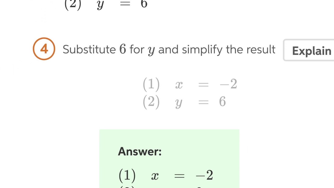 Chegg Math Solver: System Of Equations
