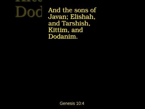 Genesis 10:4 - King James Version