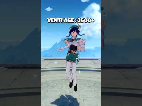 who is aged in all mondstadt characters #genshinimpact #genshin #shorts