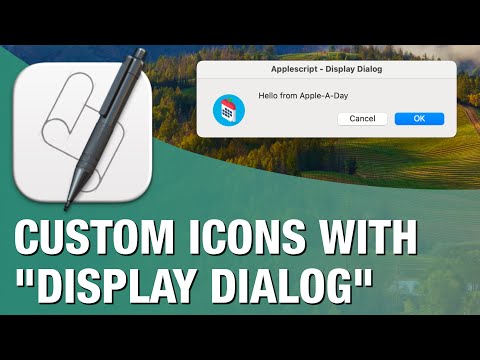 Use Custom Icons with Display Dialog in AppleScript!