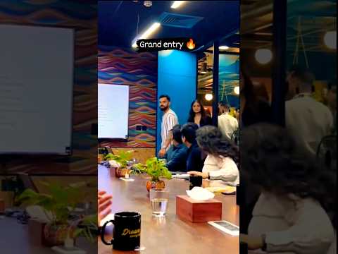 Virat Kohli Anushka Sharma Grand entry in Puma office 😍 #viratkohli